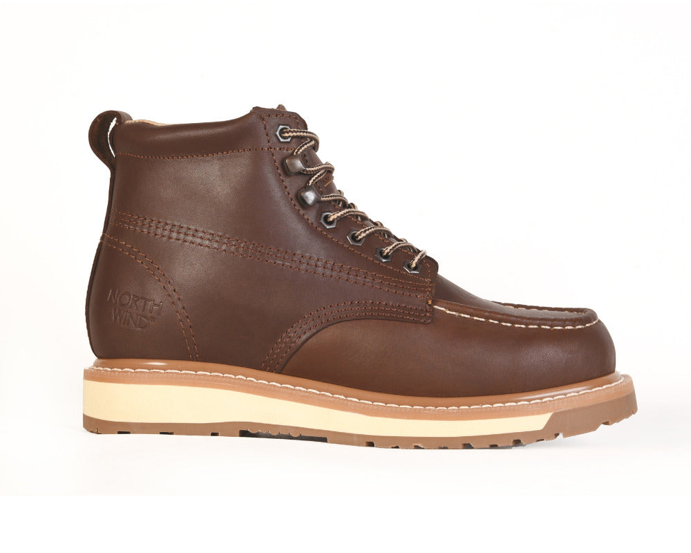BOTA DE TRABAJO MOC TOE 100% PIEL COSIDO GOODYEAR WELT – North Wind Boots