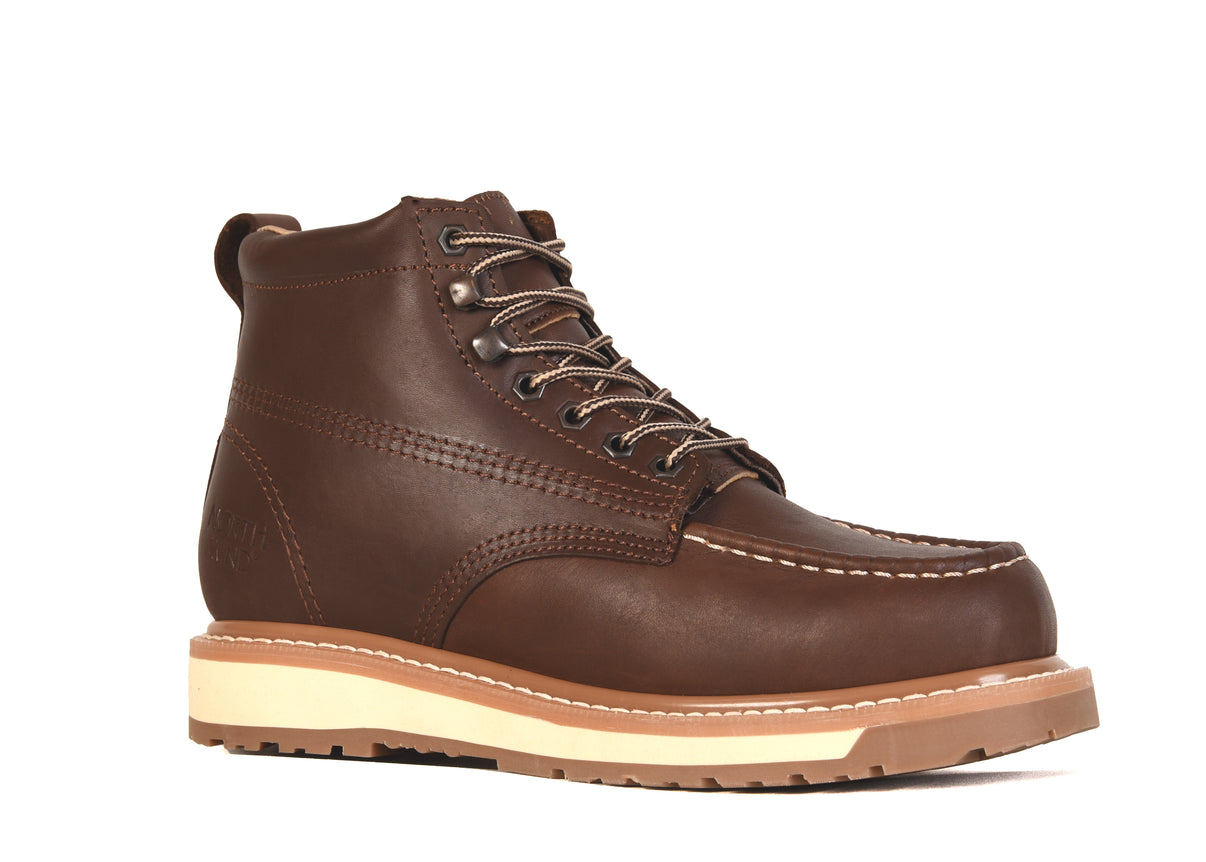 BOTA DE TRABAJO MOC TOE 100% PIEL COSIDO GOODYEAR WELT – North Wind Boots