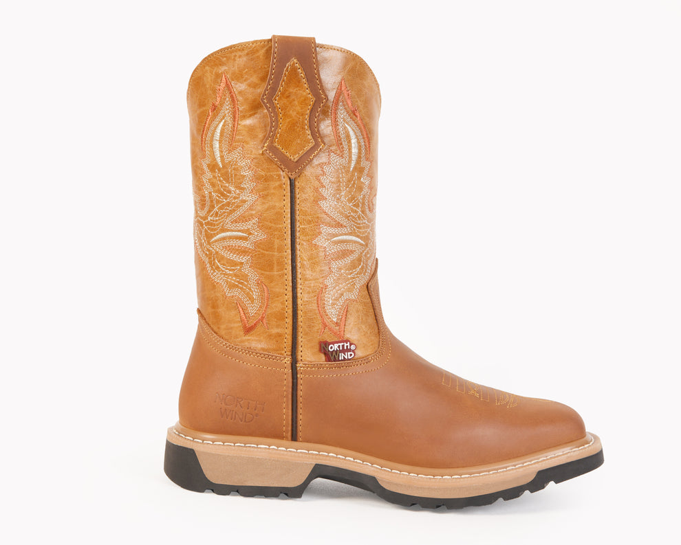 BOTA DE TRABAJO - TIPO RODEO - GOODYEAR WELT - MIEL ATANADO – North ...